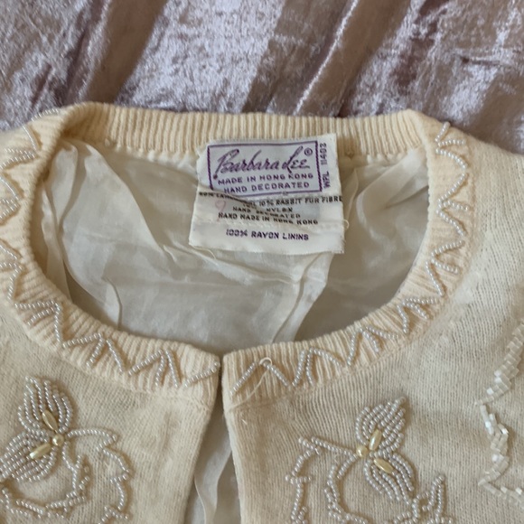 Sweaters | Vintage Beaded 195s Sweater Delicate Amazing Bead Work ...